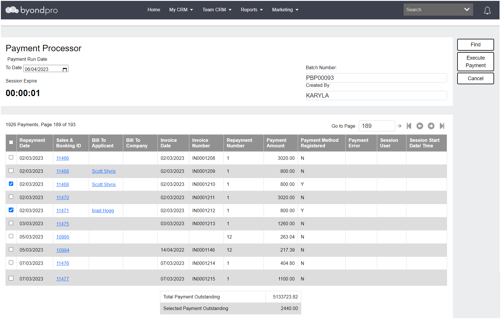 Recurring Payments for Payment Plans
